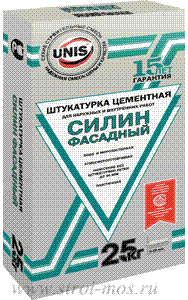 Штукатурка Юнис Силин фасадный